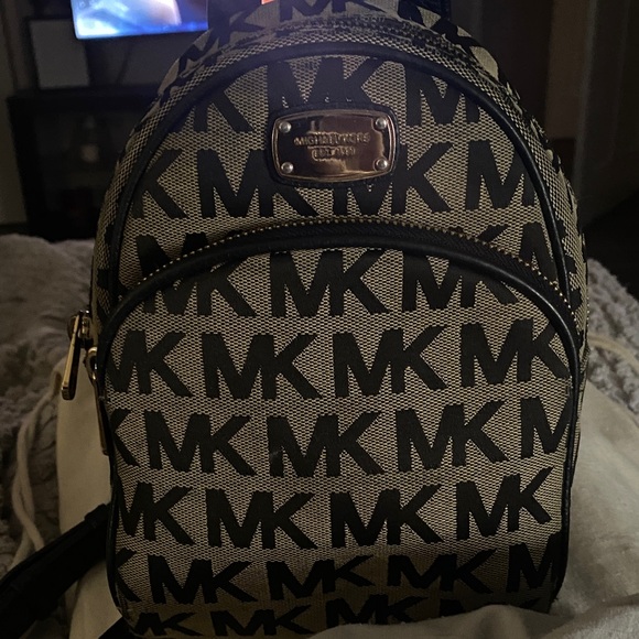 Michael Kors | Bags | Michael Kors Logo Backpackcrossover Purse Small ...